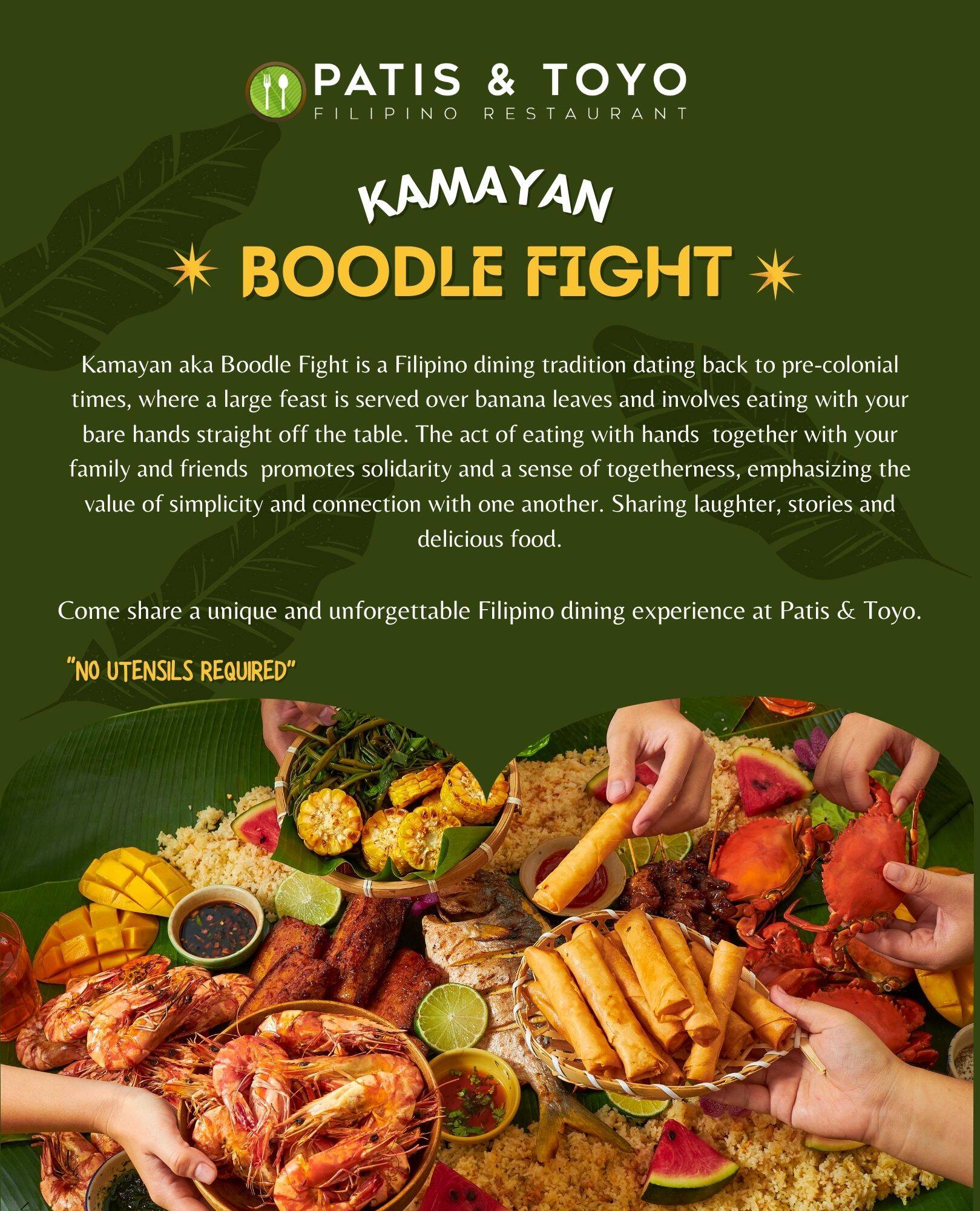 PATIS & TOYO FILIPINO RESTAURANT | PATIS & TOYO